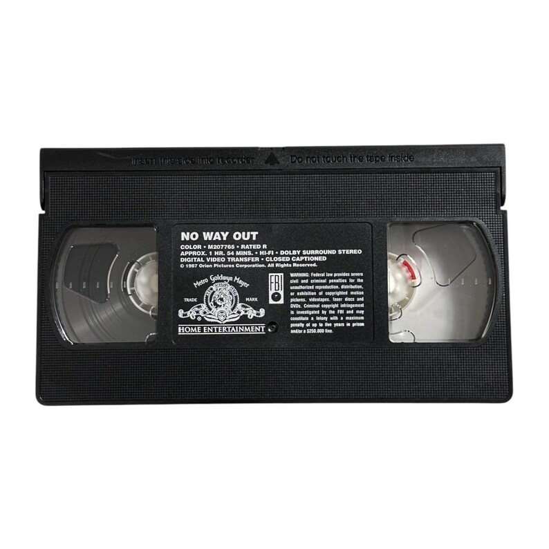 No Way Out VHS Tape - Etsy