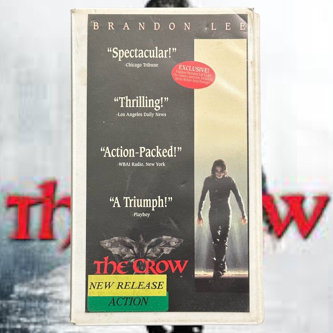 The Crow 1994 Clamshell Case VHS Tape - Etsy
