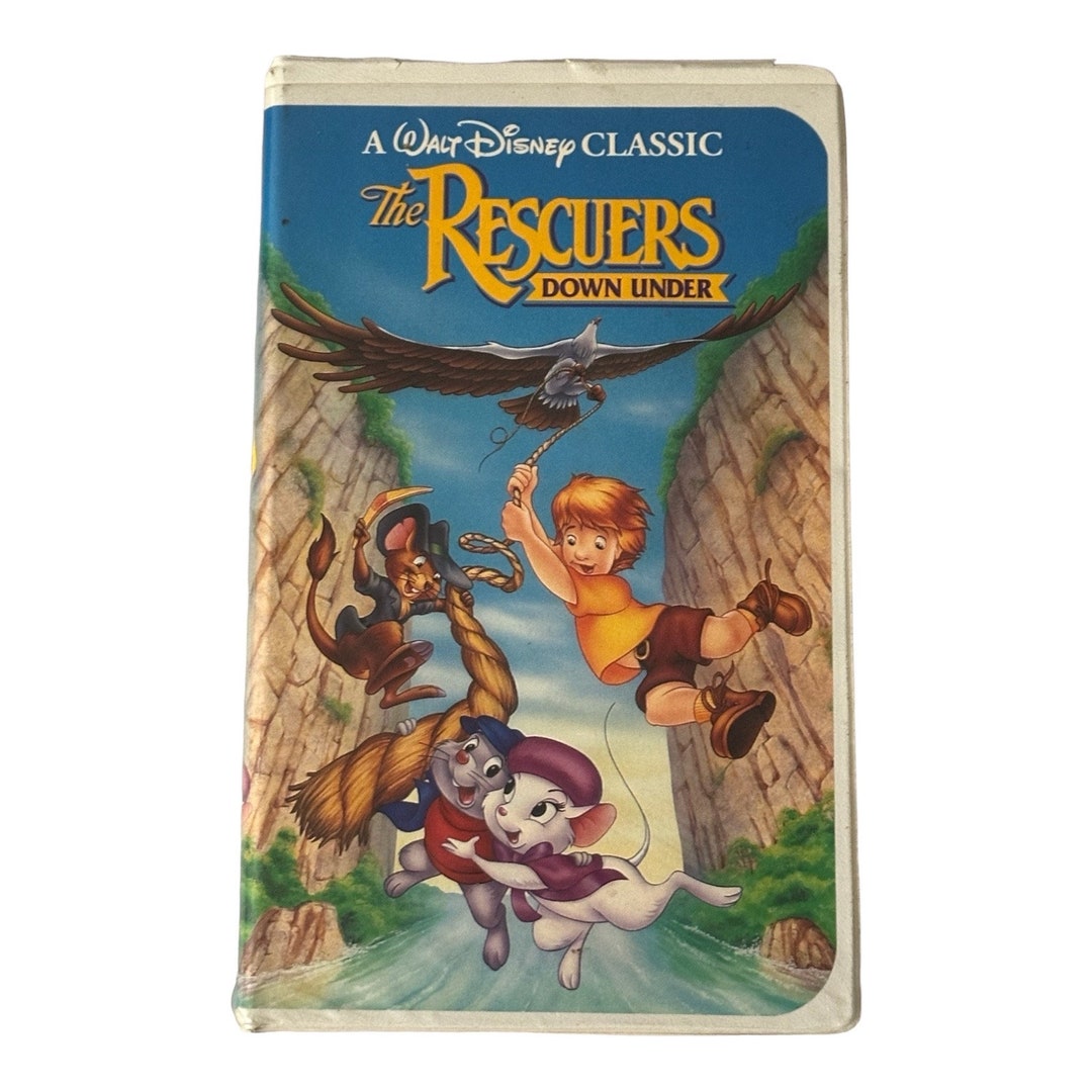 The Rescuers: Down Under Clamshell Case VHS Tape - Etsy