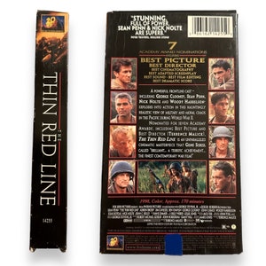 The Thin Red Line VHS Tape - Etsy