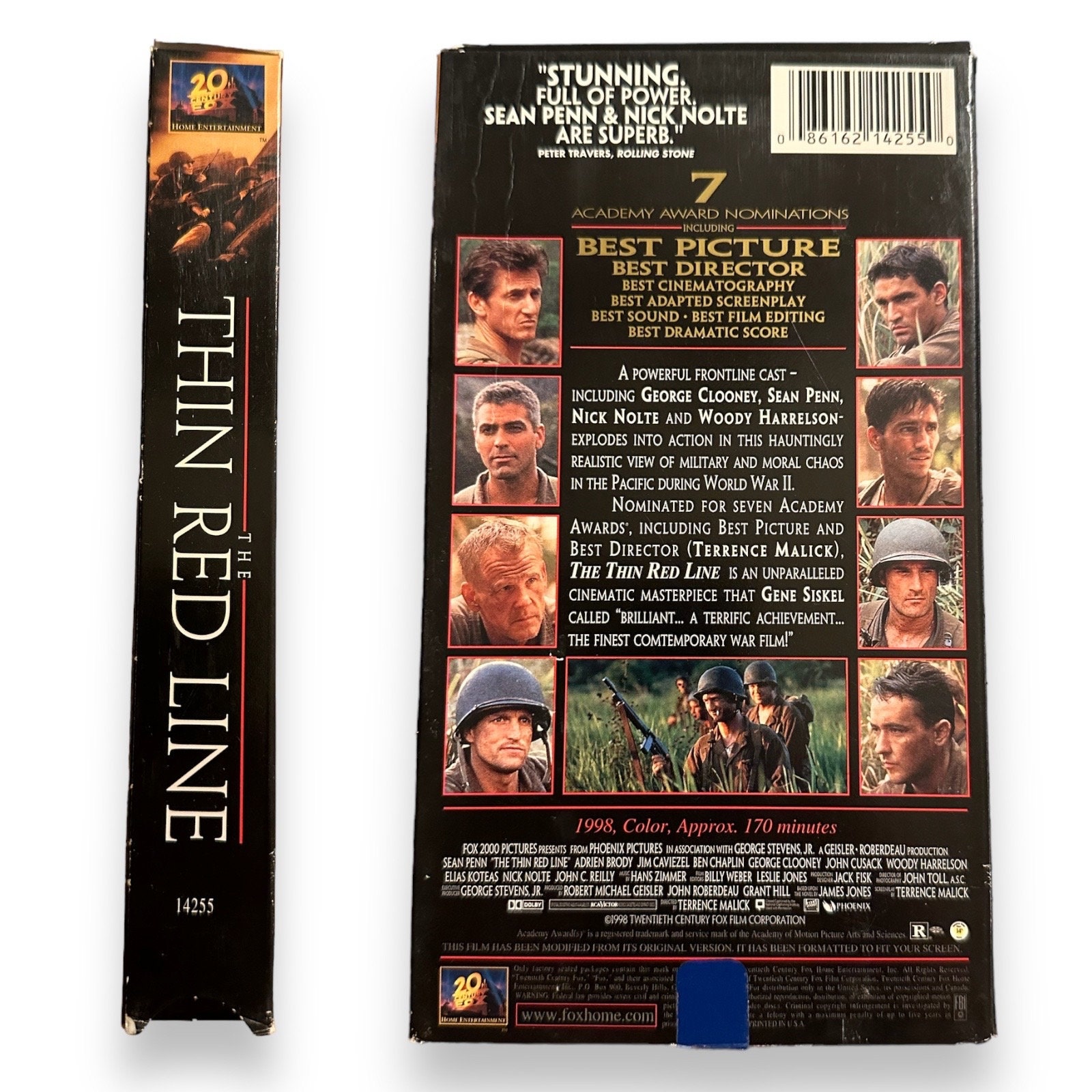 The Thin Red Line VHS Tape - Etsy