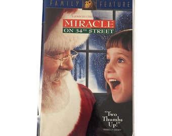 Miracle on 34th Street VHS Tape - Etsy