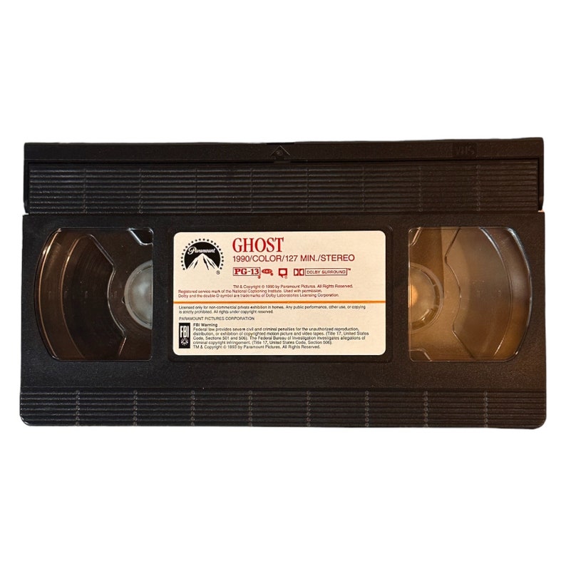 Ghost VHS Tape - Etsy
