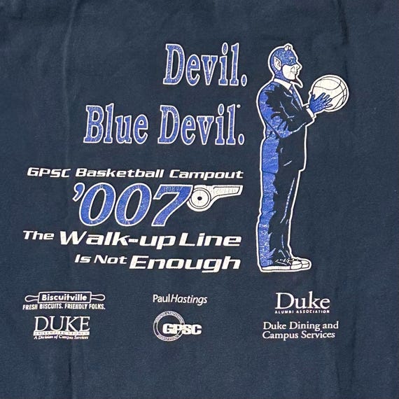 Men’s TCX Apparel Duke University Blue Devils T-Shirt - Gem