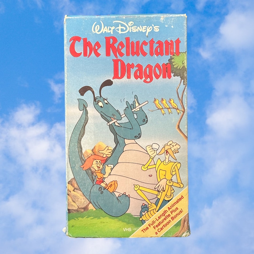 The Reluctant Dragon VHS Tape - Etsy