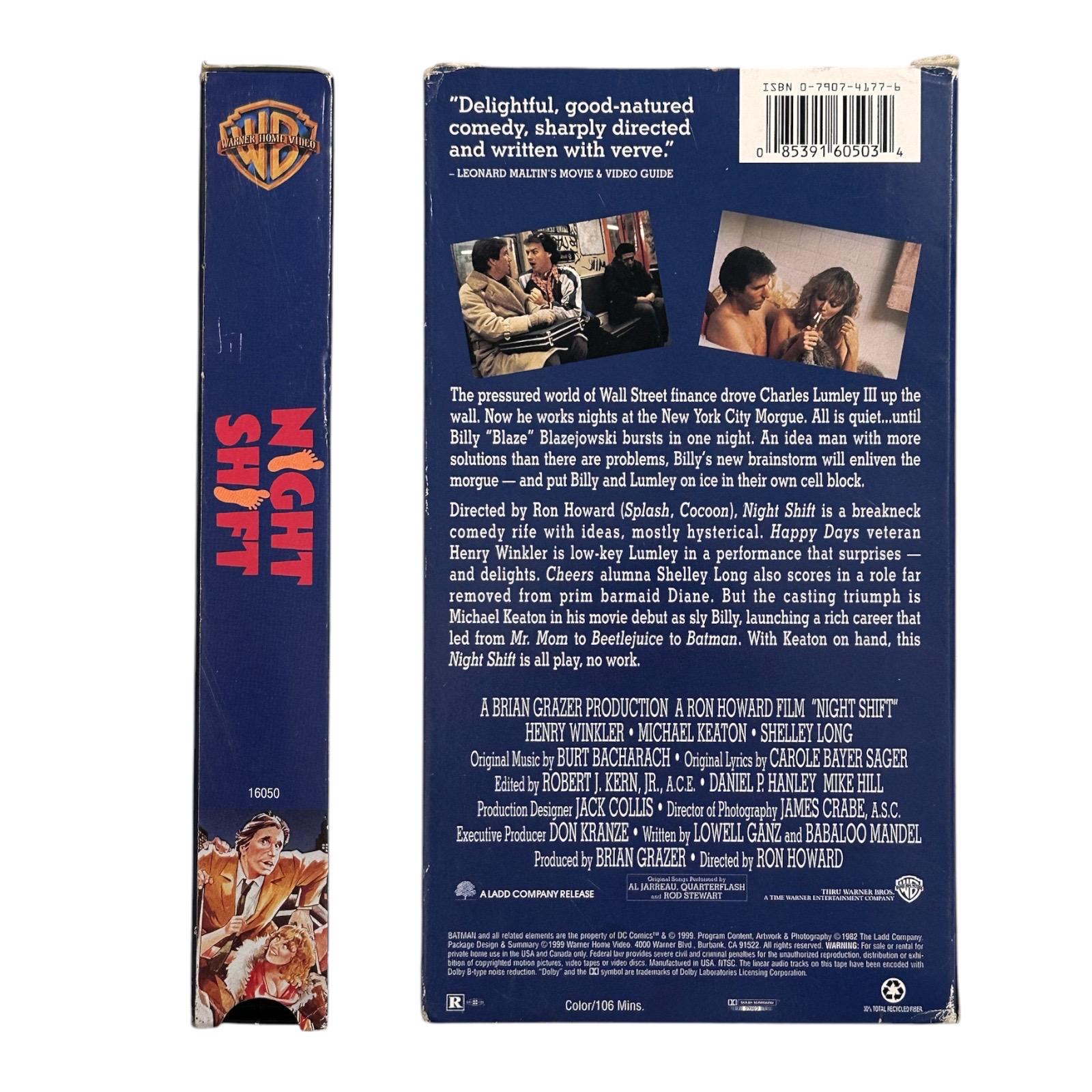 Night Shift VHS Tape - Etsy