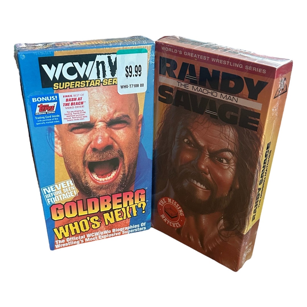 Randy Savage & Goldberg WCW VHS Tape Bundle - Etsy