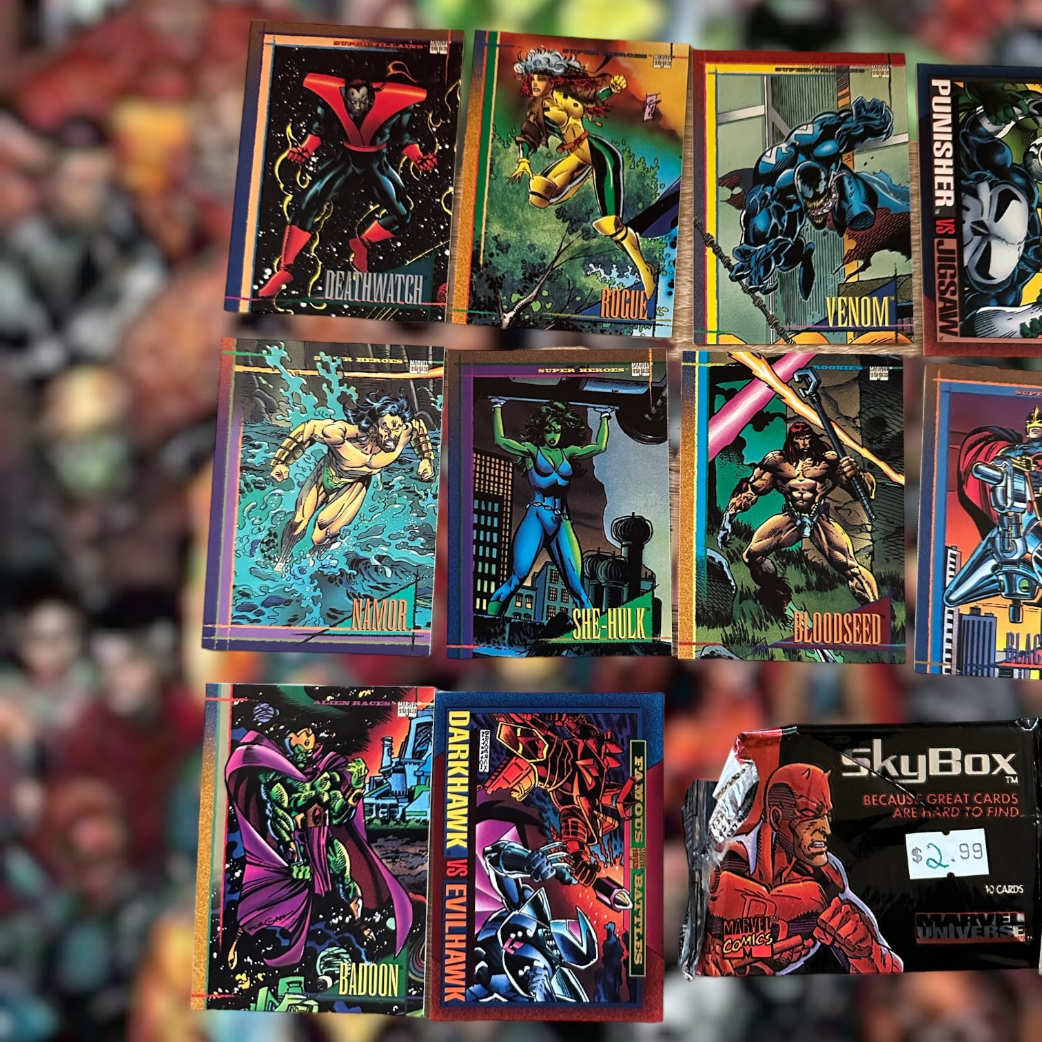 Skybox 1993 Marvel Universe Comic Card Set 2 - Etsy