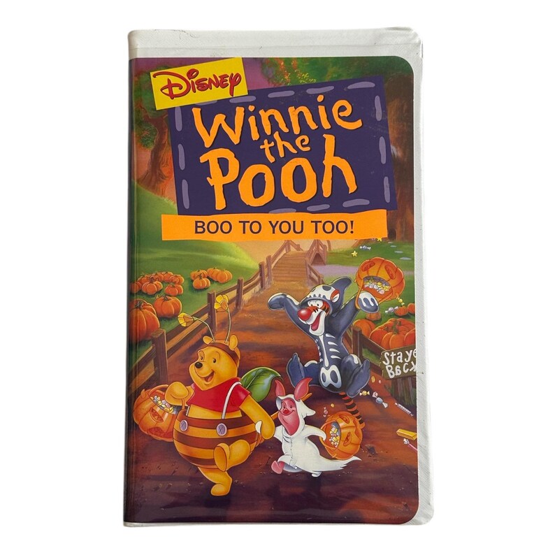 Winnie the Pooh: Boo to You! Clamshell Case VHS Tape - Etsy