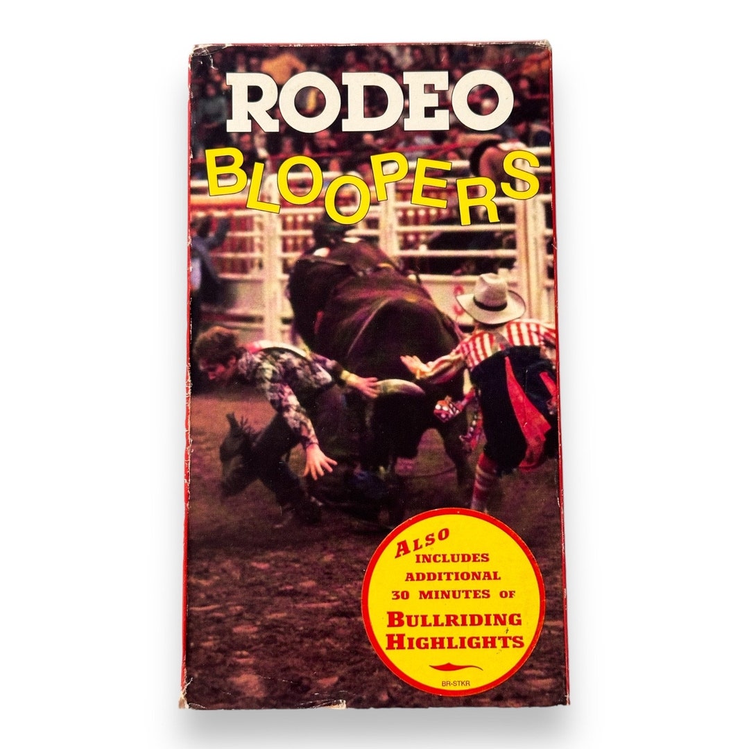 Rodeo Bloopers VHS Tape - Etsy