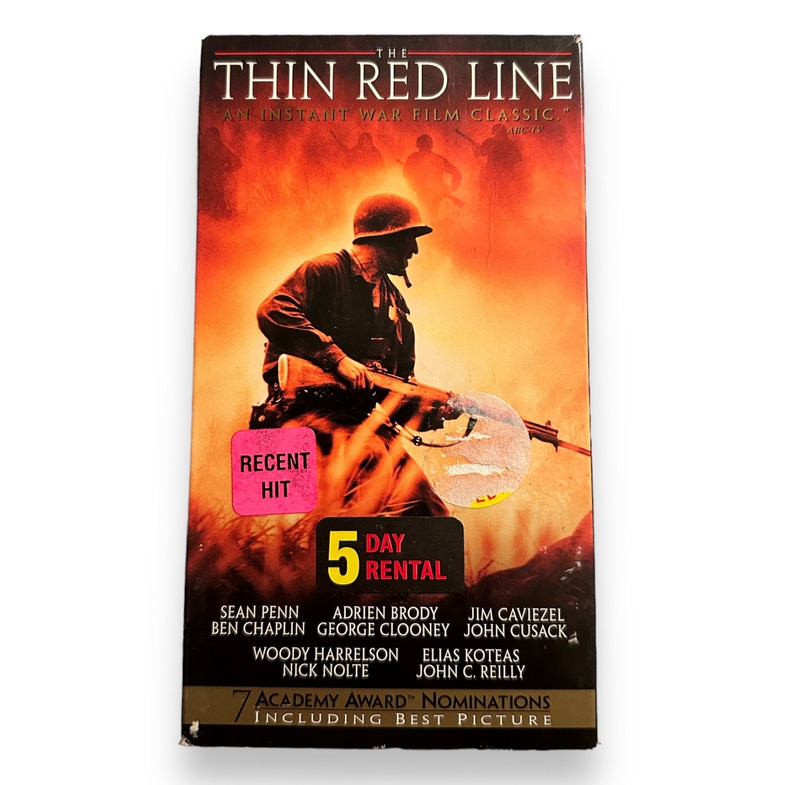 The Thin Red Line VHS Tape - Etsy