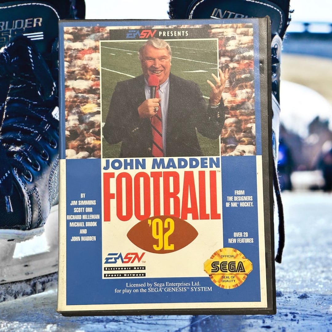 Sega Genesis John Madden Football 1992 Video Game - Etsy