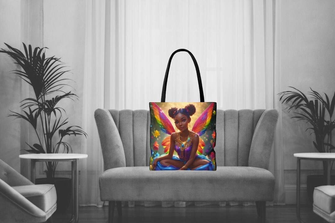 Black Fairy Tote Bag Enchanting and Elegant Carry-all for - Etsy