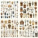 Vintage Locks and Keys Junk Journal Kit Clipart ,key Clipart, Lock ...