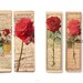 Red Rose Ticket Stub Clipart, Vintage Ticket Clipart, ,journaling Kit ...