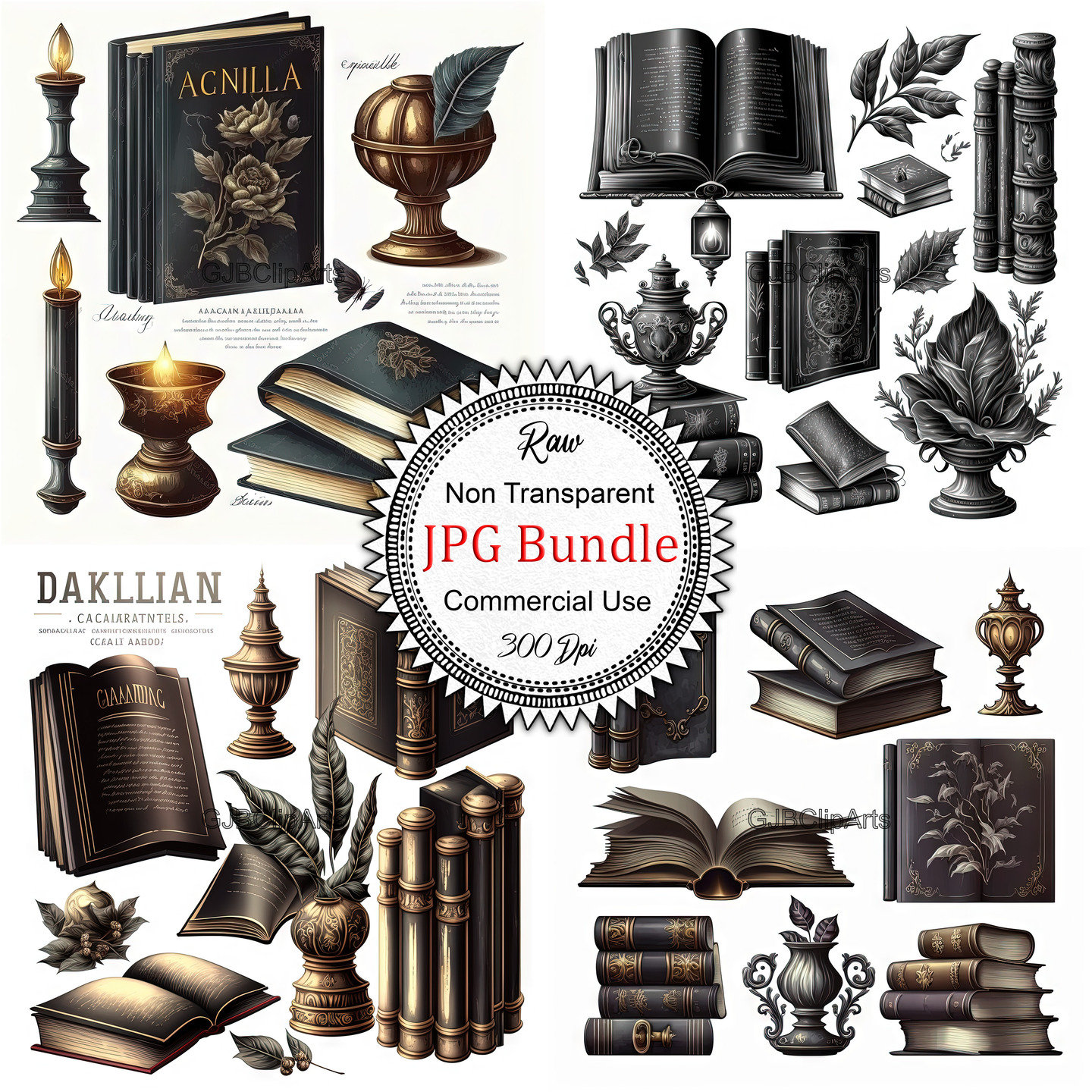 Dark Academia Vintage Reading Corners Collection: Cozy and Scholarly ...