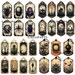 Dark Spooky Clipart Ornamental Tag Clipart, Beautiful Vintage Tags With ...