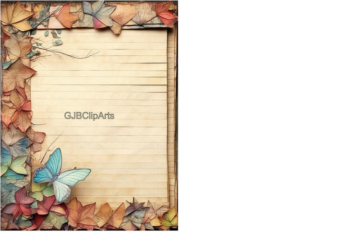 Origami Lined Page Clipart Crane Clipart Paper Boat Clipart - Etsy