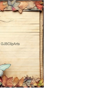 Origami Lined Page Clipart Crane Clipart Paper Boat Clipart - Etsy