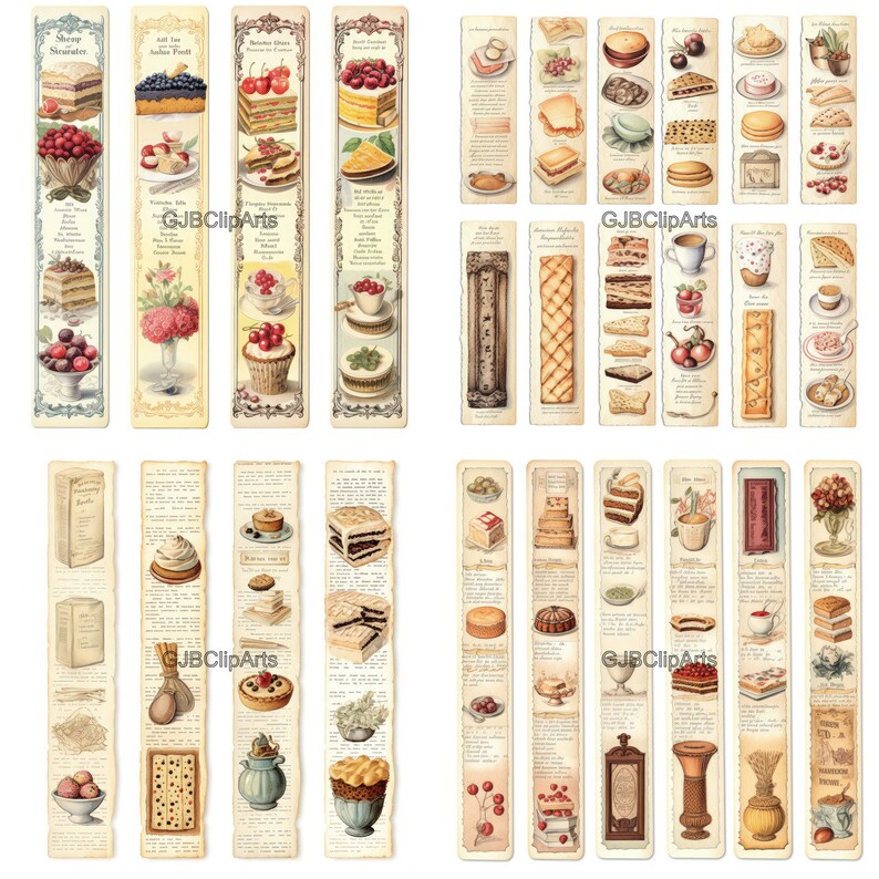 Baking Bookmarks Clipart Cupcake Clipart Whisk Clipart, Journaling ...