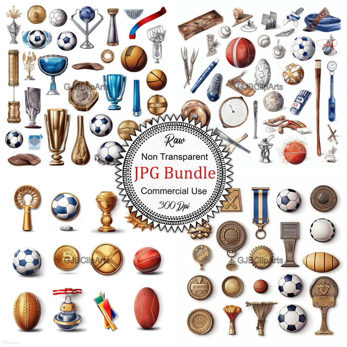 Sports Achievements Clipart, Trophy Clipart, Medal Clipart, Junk ...