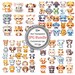 Animal Clipart Digital Stickers, Digital Clipart, Printable Stickers ...