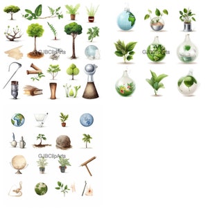 Earth Day Initiatives Clipart, Tree Clipart, Recycling Clipart ...