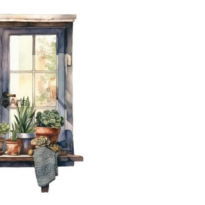 Leisure Corner and Window Clipart, Journaling Notebook, Journaling ...