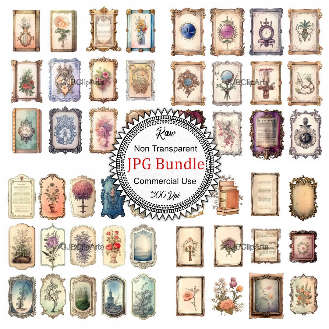 Vintage Antique Bookplates Collection ,authentic Digitized,digital ...