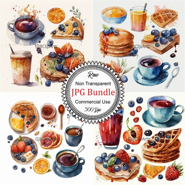 Watercolor Food - Etsy