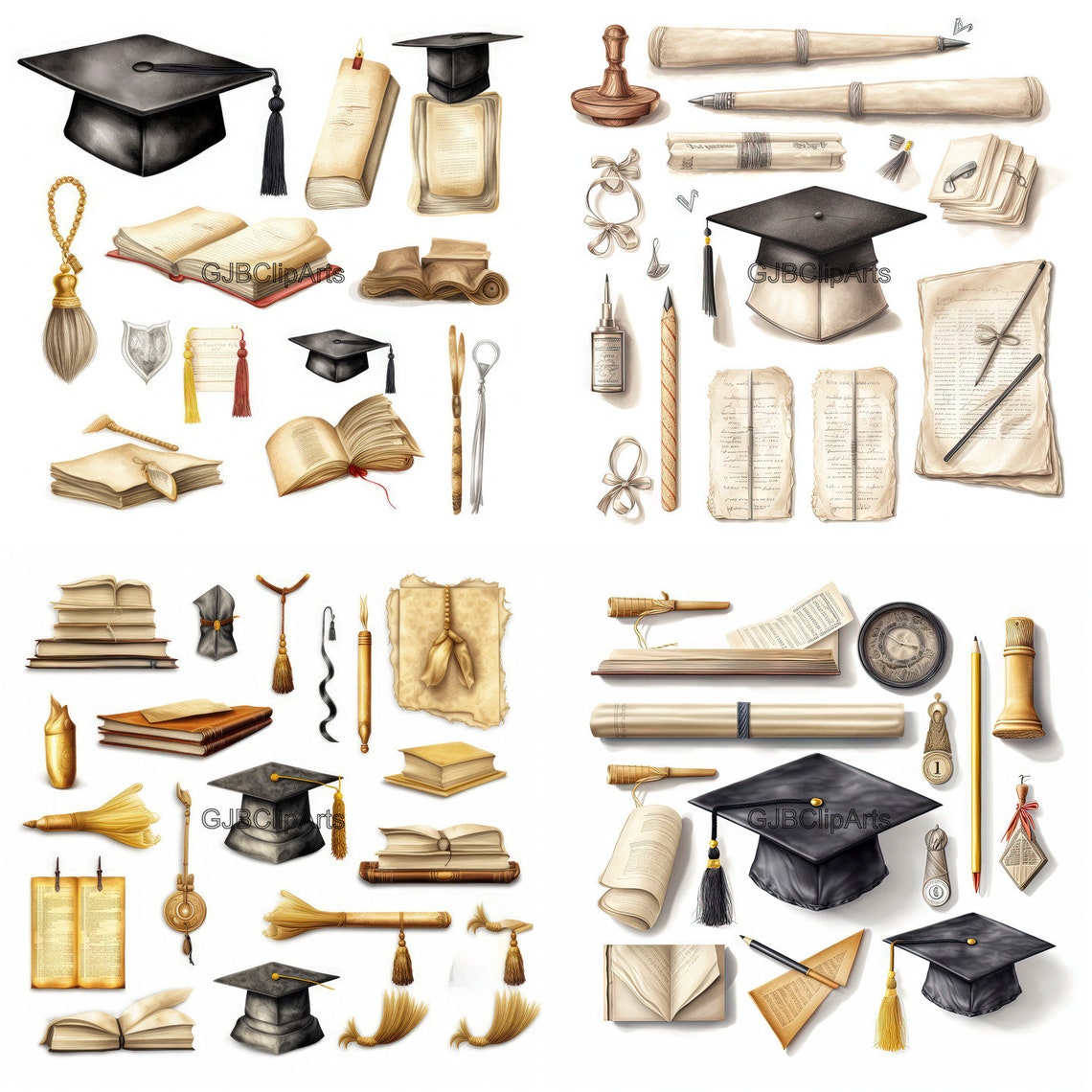 Graduation Milestones Clipart, School Clipart, Achievement Clipart ...