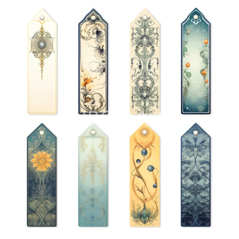 Surreal Ornamental Bookmark Clipart Floating Objects Clipart Imaginary ...