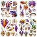 Mardi Gras Moments Clipart, Mask Clipart, Beads Clipart, Junk Journal ...