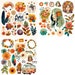 Groovy Flower Power Collection: 1970s Watercolor Clip Art, Vintage ...