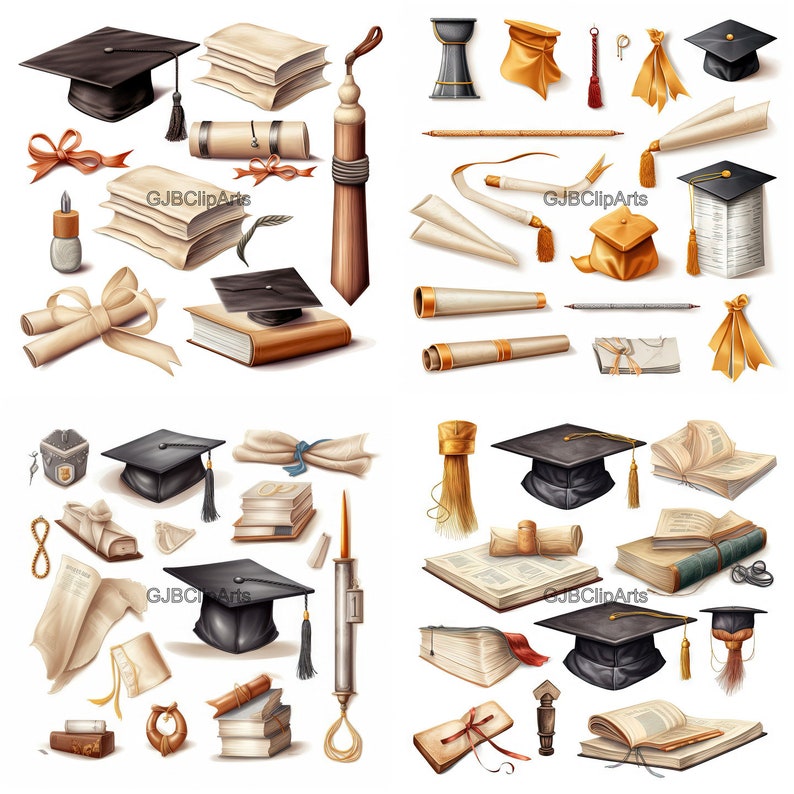 Graduation Milestones Clipart, School Clipart, Achievement Clipart ...