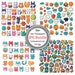 Flat Design Stickers Clipartdigital Stickers, Digital Clipart ...