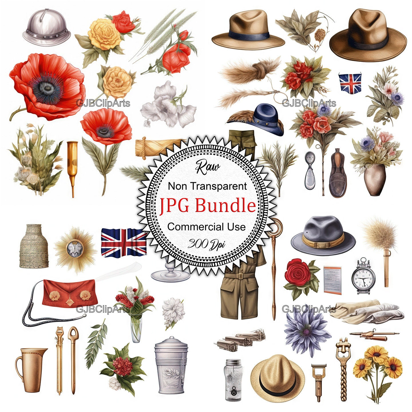 Anzac Day Commemorations Clipart, Poppy Flower Clipart, Soldier Clipart ...