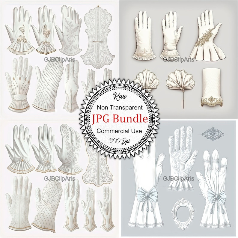 Beautiful Regency White Gloves Collection: Vintage Tones and Delicate ...