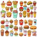Fast Food Clipart, Kawaii Fast Food , Digital Stickers, Digital Clipart ...