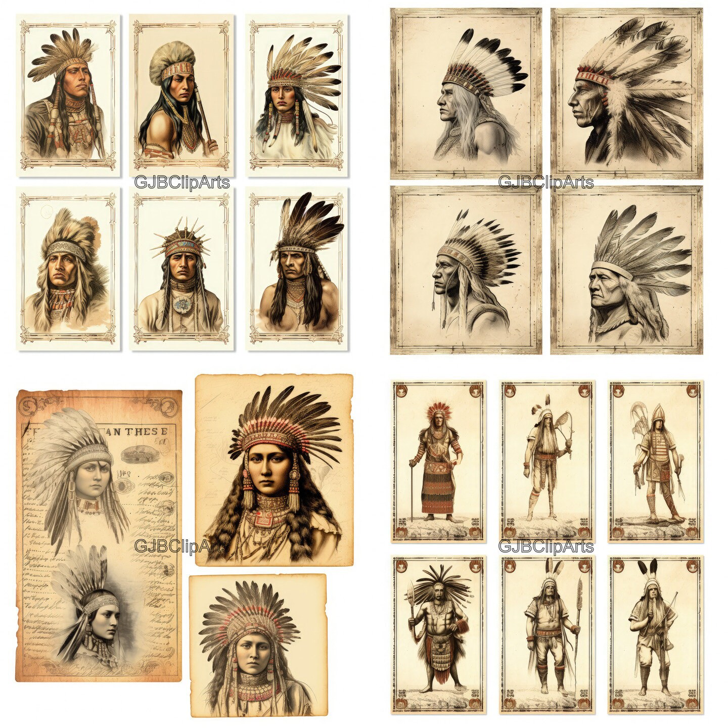 Native Americans Ornamental Card Clipart Dream Catcher Clipart ...