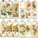 White Rose Tag Clipart, Vintage Antique Clipart, Journaling Workbook ...