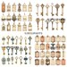 Locks and Keys Ornamental Vintage Ticket, Page of Evenly Spaced Clipart ...