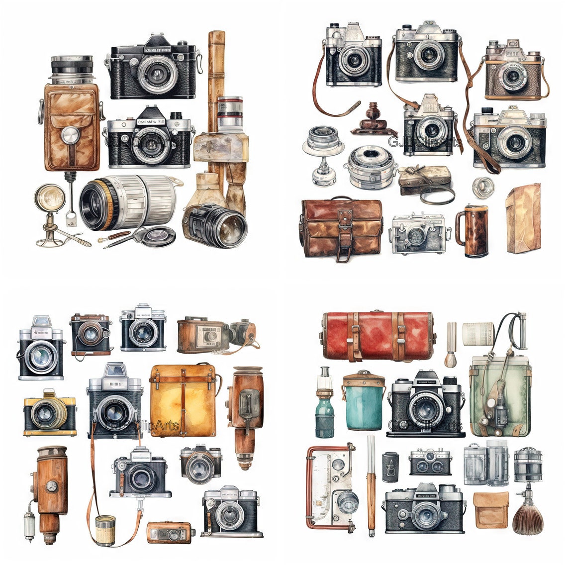 Vintage Photography Equipment Collection,classic Photographydigital ...