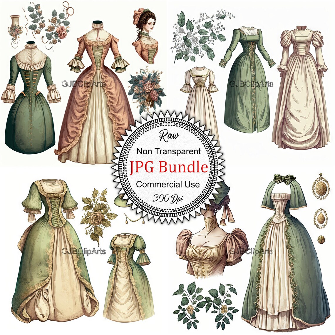Beautiful Regency Dress Collection: Vintage Tones and Sophisticated ...