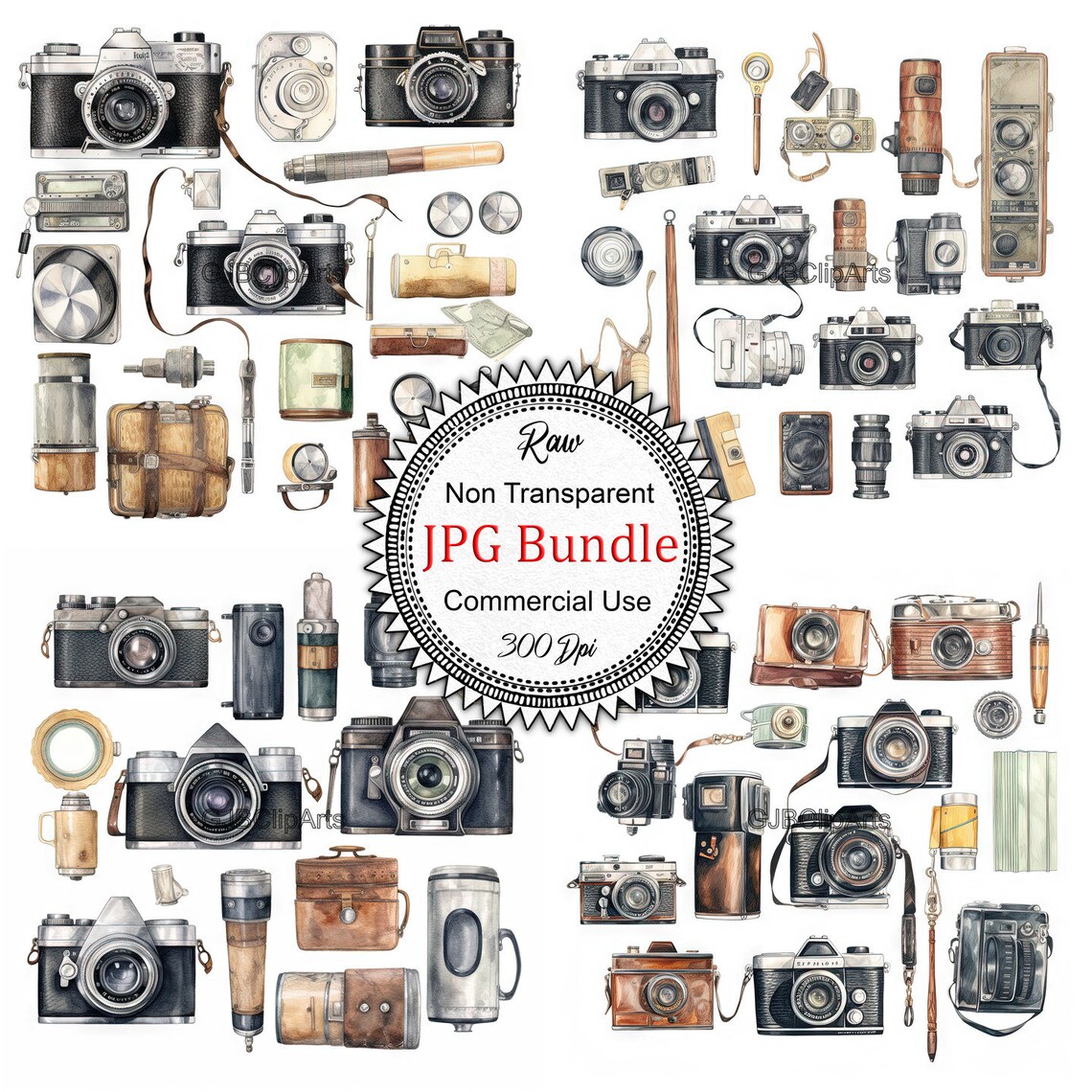 Vintage Photography Equipment Collection,classic Photographydigital ...