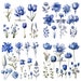 Blue Dutch Flowers Clipart Tulip Clipart Windmill Clipart - Etsy