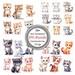 Kitten Clipart, Printable Kitten , Digital Stickers, Digital Clipart ...