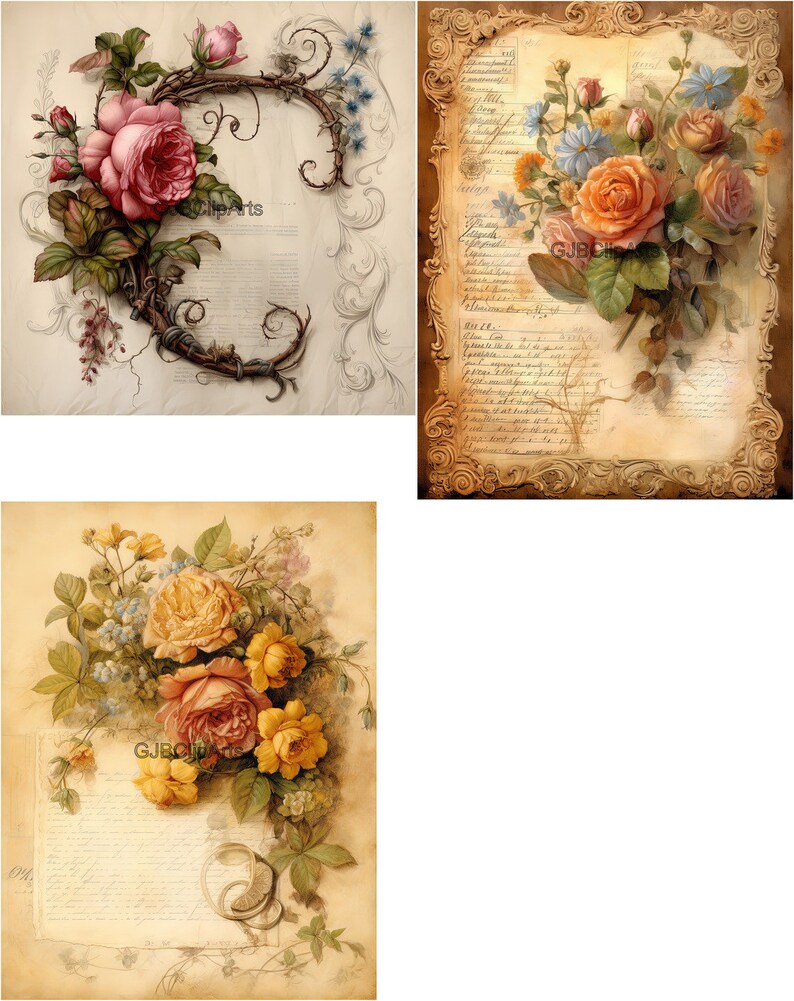 Victorian Era Letter Drawing Clipart, Old Letter Clipart, Scrapbooking ...