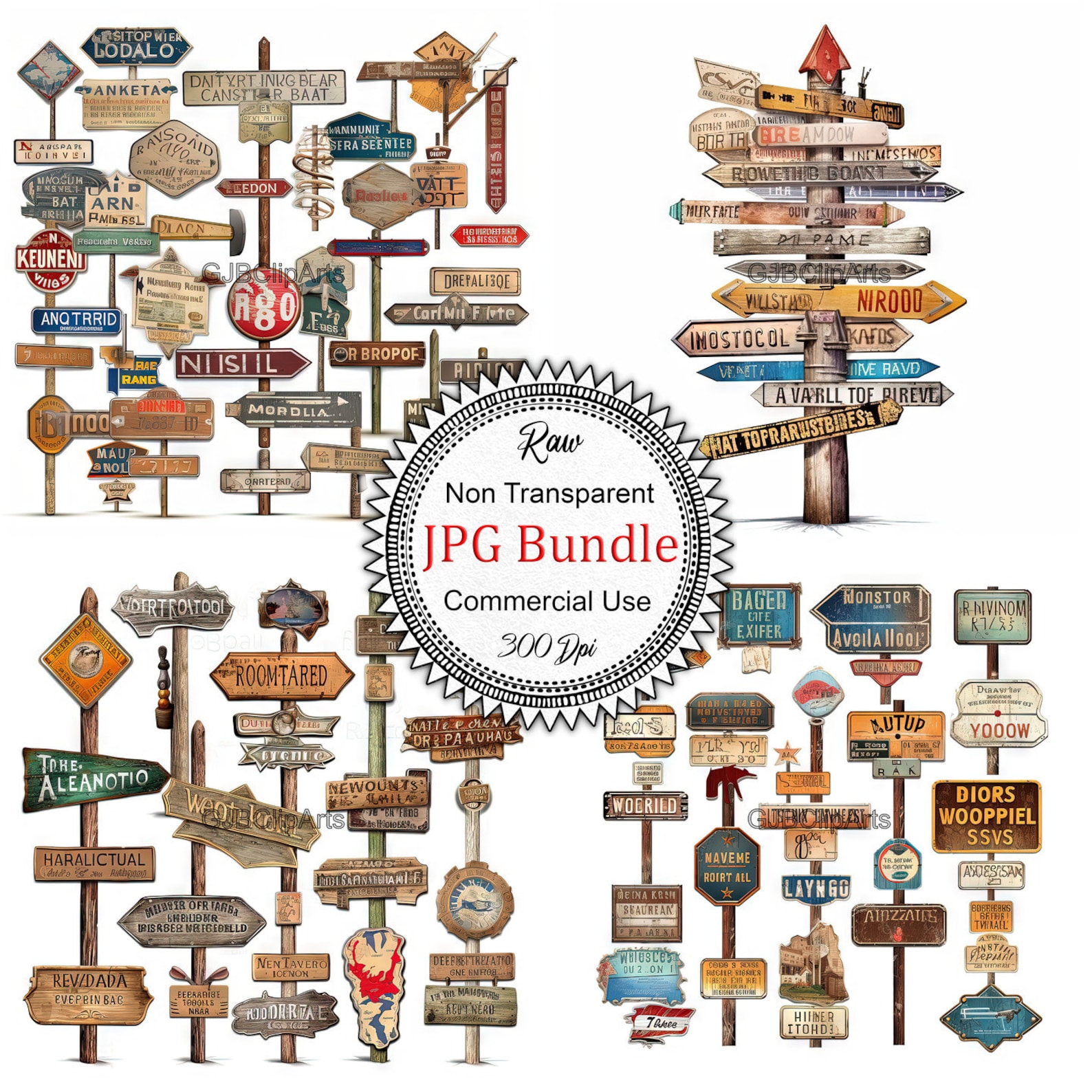 World Travel Road Sign Clipart, Journaling for God, Junk Journal ...