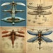 Dragonfly Shaped Ship Blueprint Clipart, , Scrapbooks Albums ...